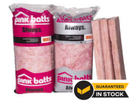 Pink Batts Ultra R2.8 Wall Insulation - 1140mm x 560mm x 90mm, 6.4m² ...